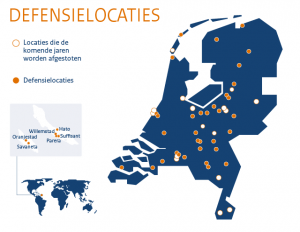 Overzicht Defensie locaties Nederland - Noventas